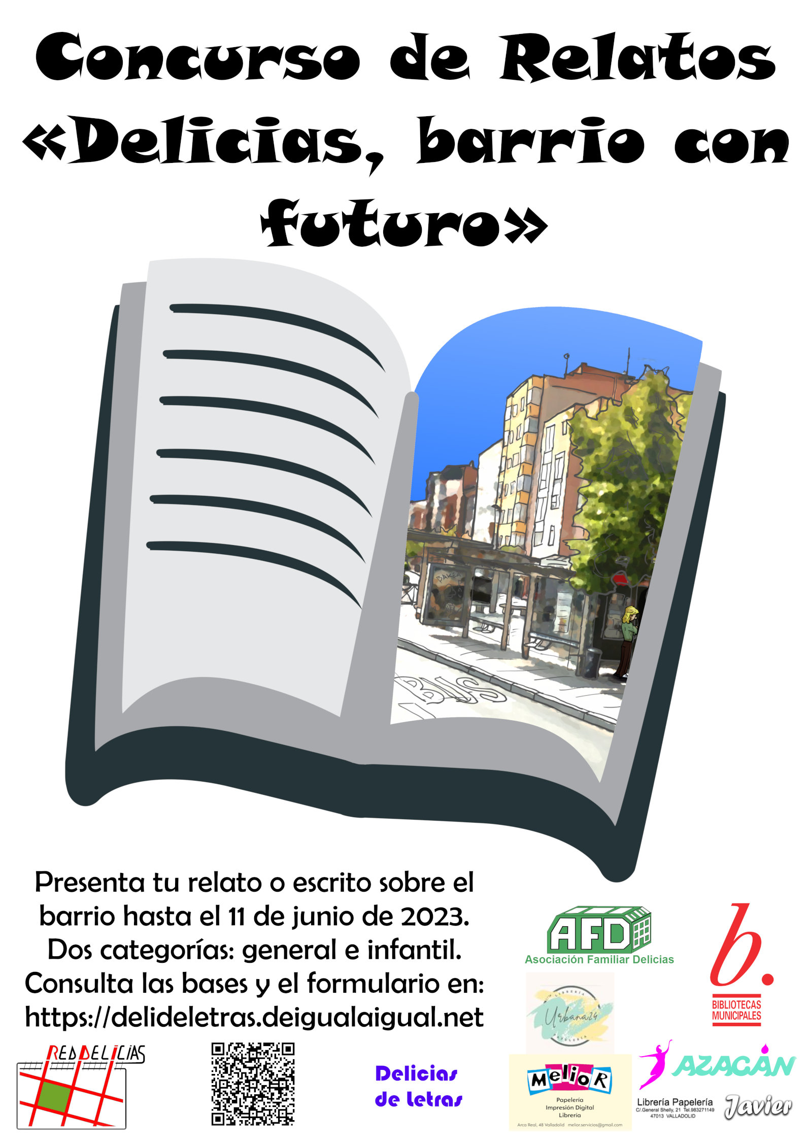 Jurados de la primera edición del concurso de relatos «Delicias, barrio con futuro». 2023 ...
